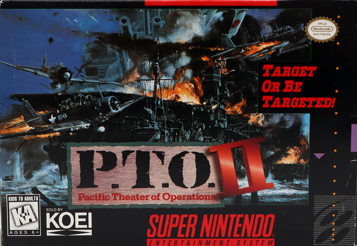 P.T.O. II: Pacific Theater of Operations Super Nintendo – Just For Fun ...